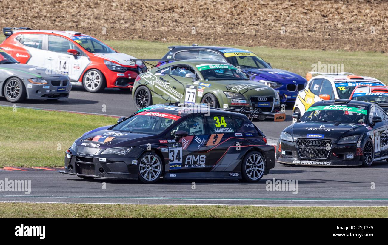 Gregory Smith at Wilson corner in his Capture Motorsport SEAT Cupra ...
