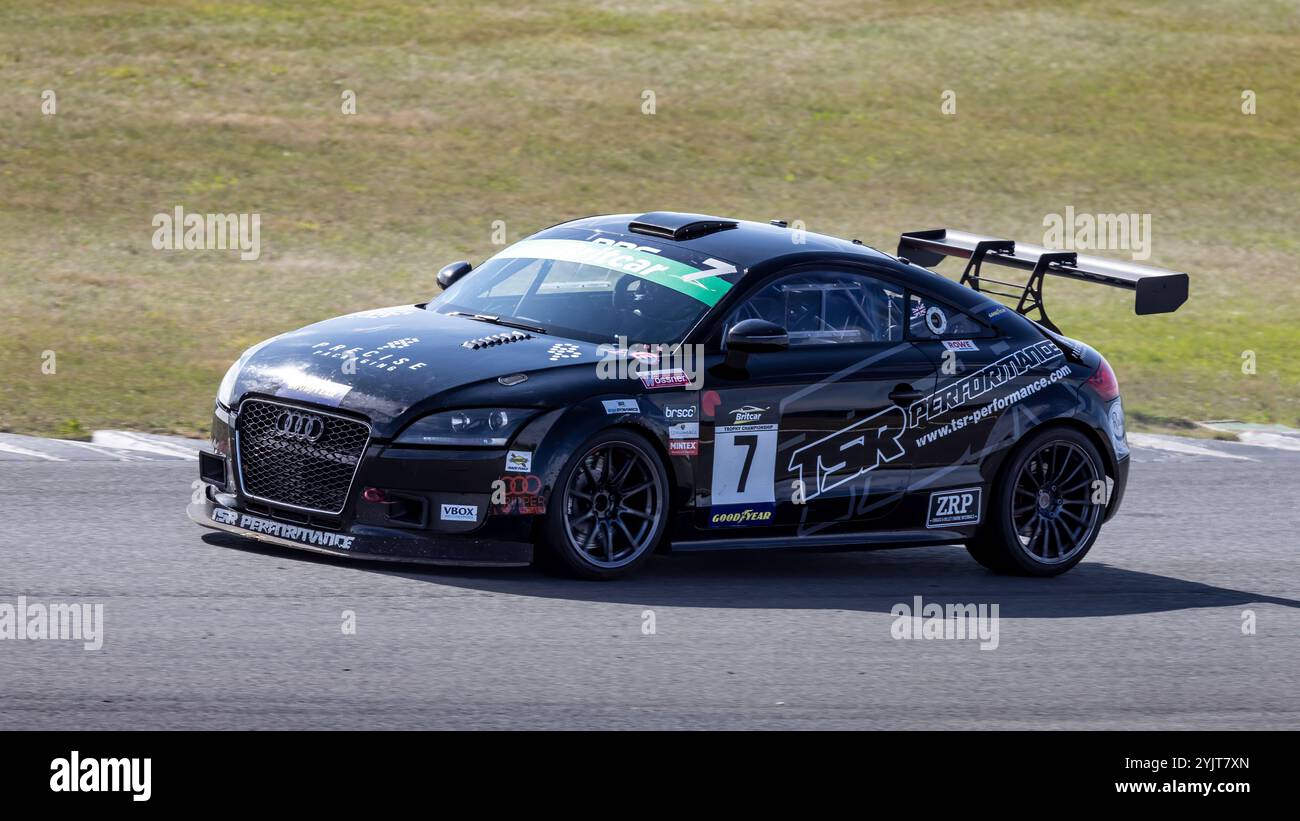 Robert Ellick in his TSR Audi TT during the 2024 Britcar Trophy ...
