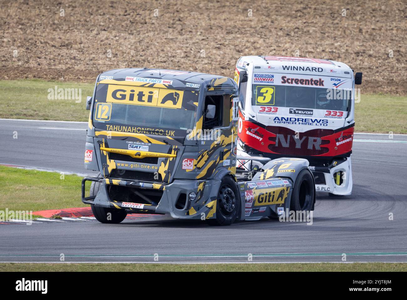 Michael Oliver in his Team Oliver Racing MAN TGX during the 2024 ...