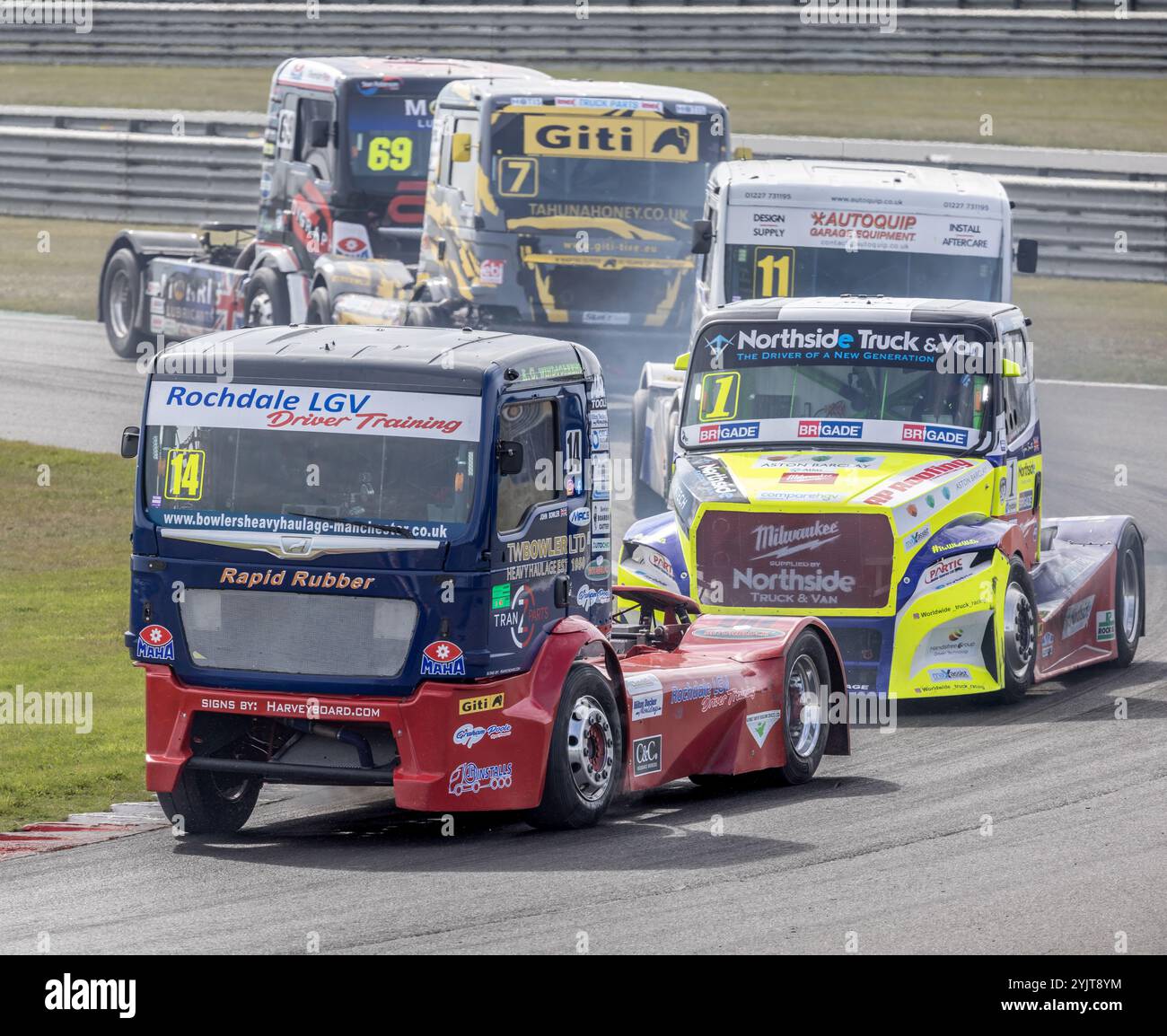 John Bowler in his Bowler Racing MAN TGS during the 2024 British Truck ...