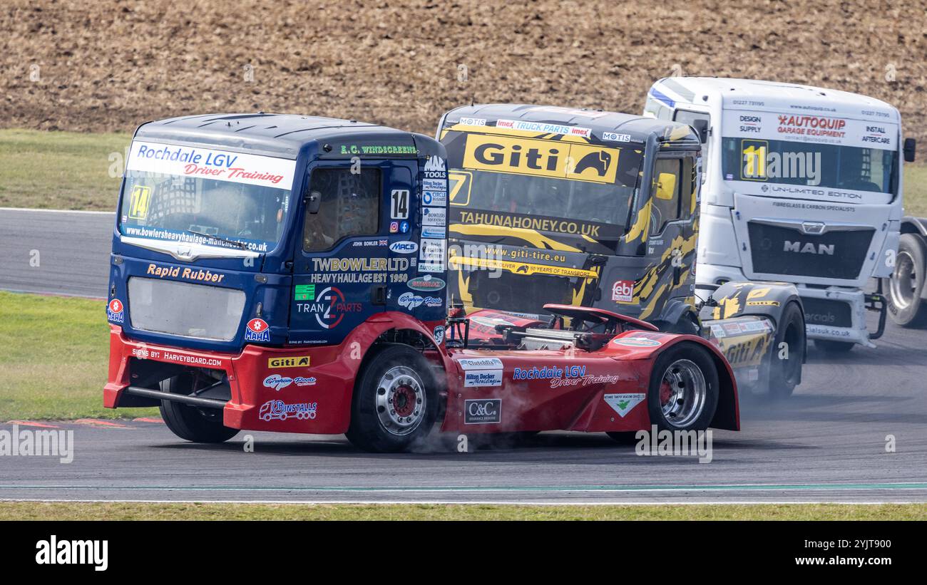 John Bowler in his Bowler Racing MAN TGS during the 2024 British Truck ...