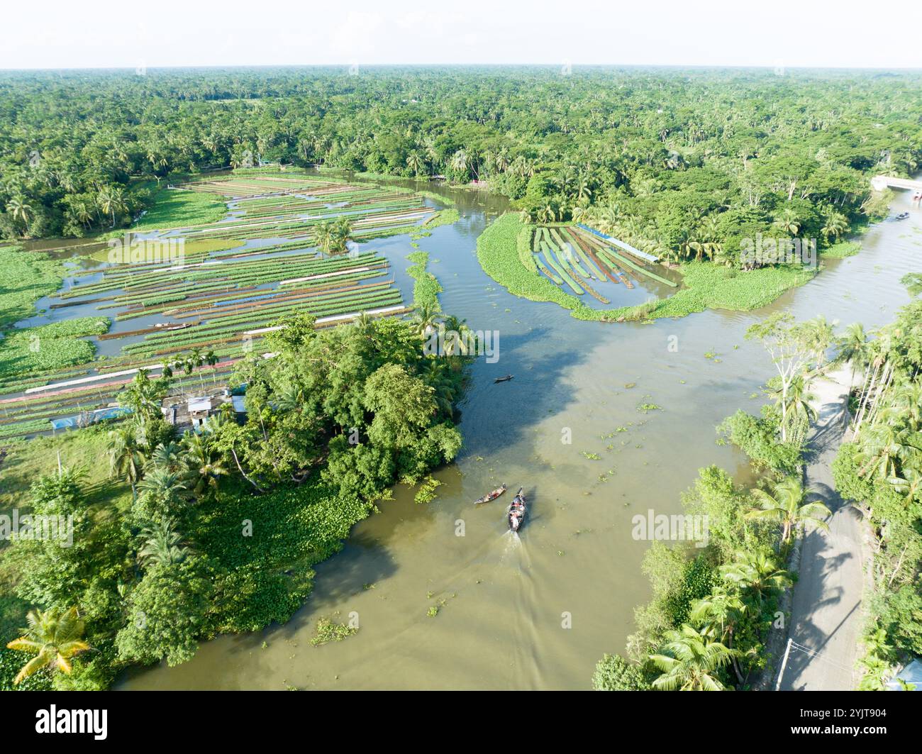 Farmers in low laying areas in Bangladesh choose floating farming ...