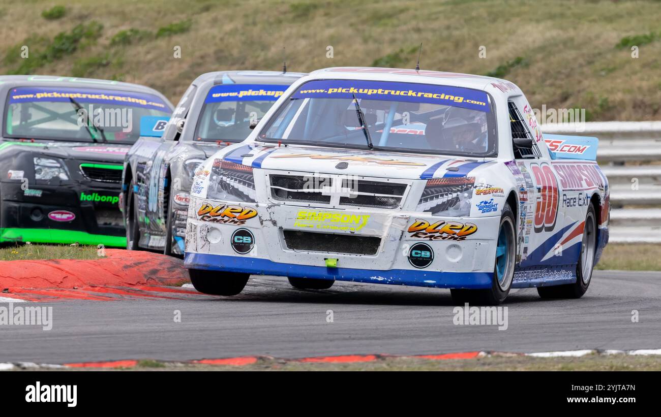 Matthew Simpson comes through Nelson during the 2024 British Pick-Up ...