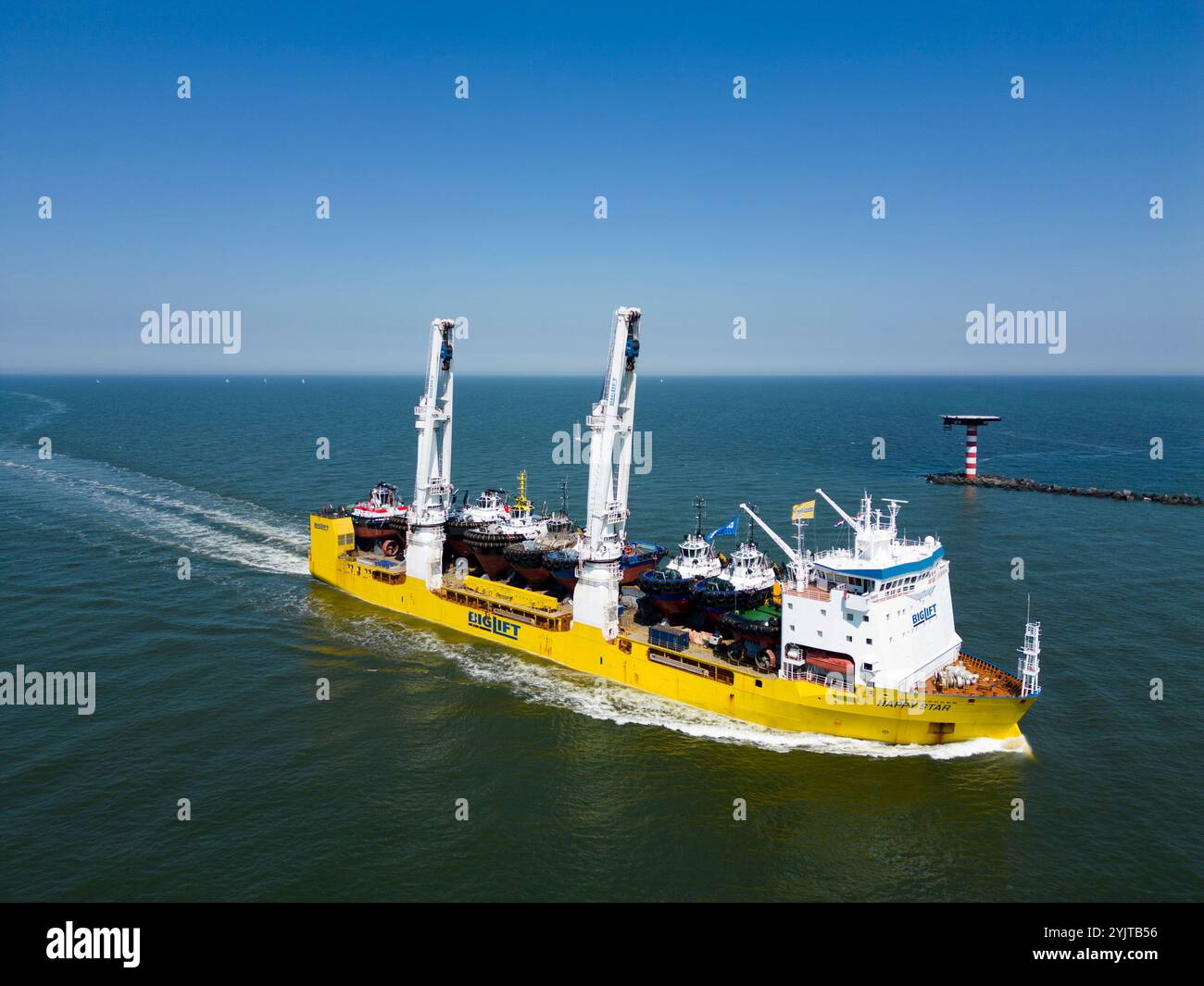 Rotterdam, The Netherlands - May 19th 2024 -Aerial view of a large ...