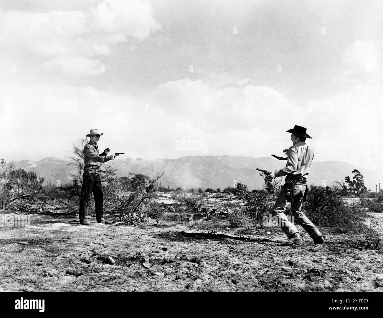 Gunfighters Black and White Stock Photos & Images - Alamy