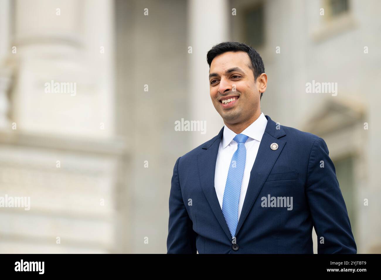 UNITED STATES - NOVEMBER 15: Rep.-elect Suhas Subramanyam, D-Va., poses ...