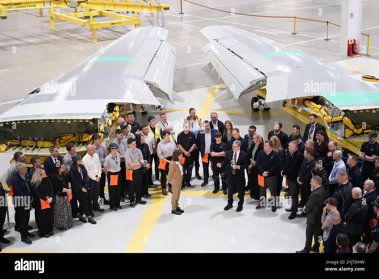 Prime Minister Sir Keir Starmer, with First Minister of Wales Eluned ...