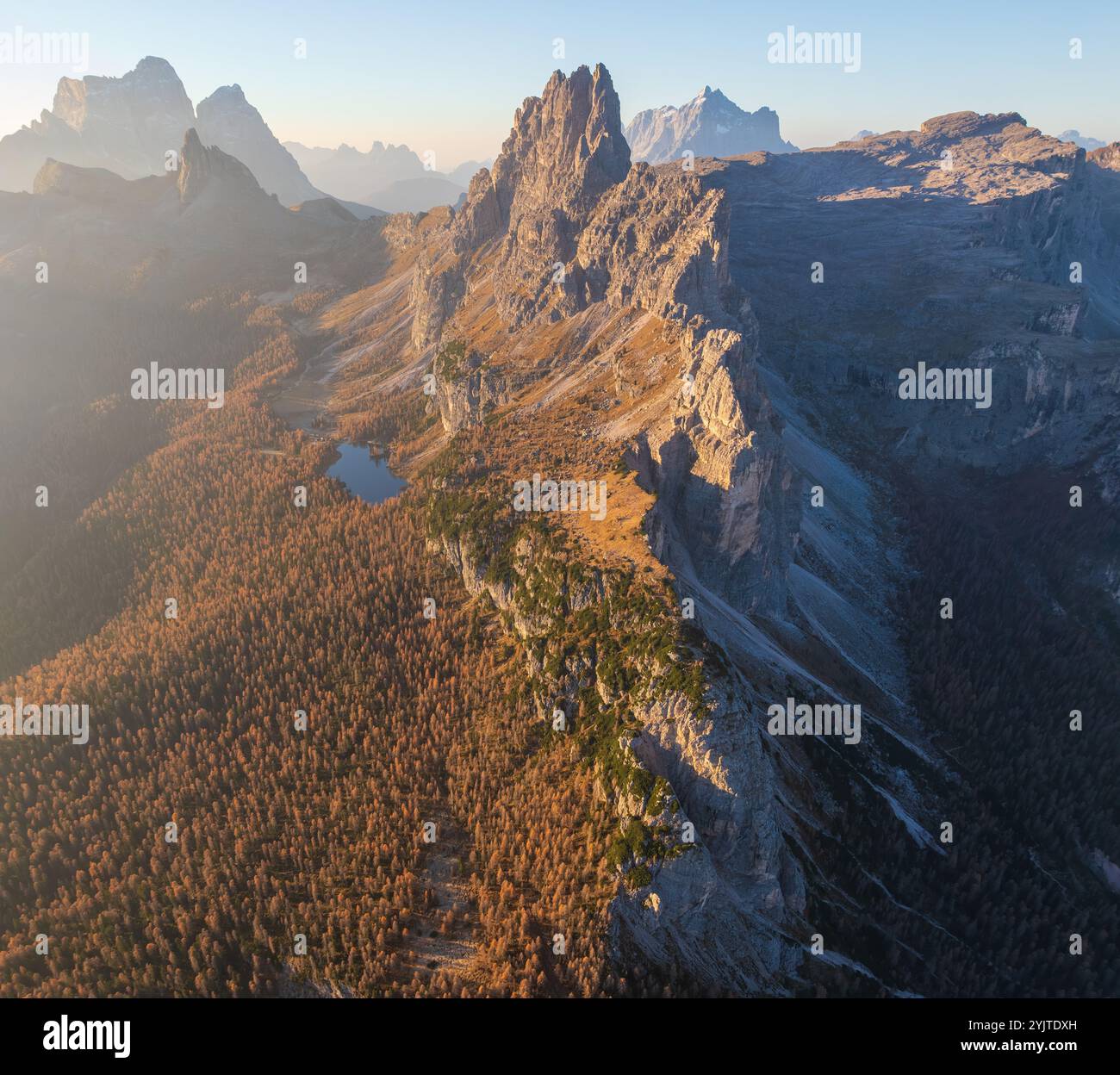 Aerial croda da lago mountain hi-res stock photography and images - Alamy