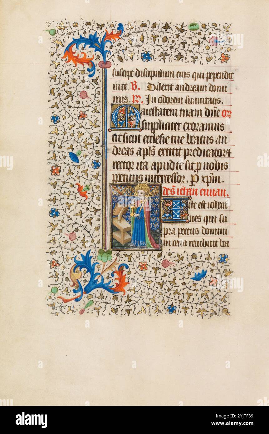 Saint John the Evangelist with the Poisoned Chalice; Book of Hours ...