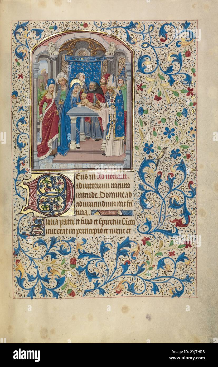 The Circumcision; Arenberg Hours, early 1460s Stock Photo - Alamy