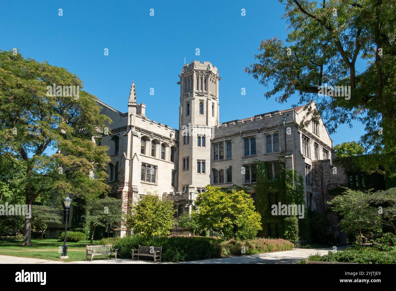 CHICAGO, IL, USA, SEPTEMBER 21, 2024: Stuart Hall on the campus of the ...