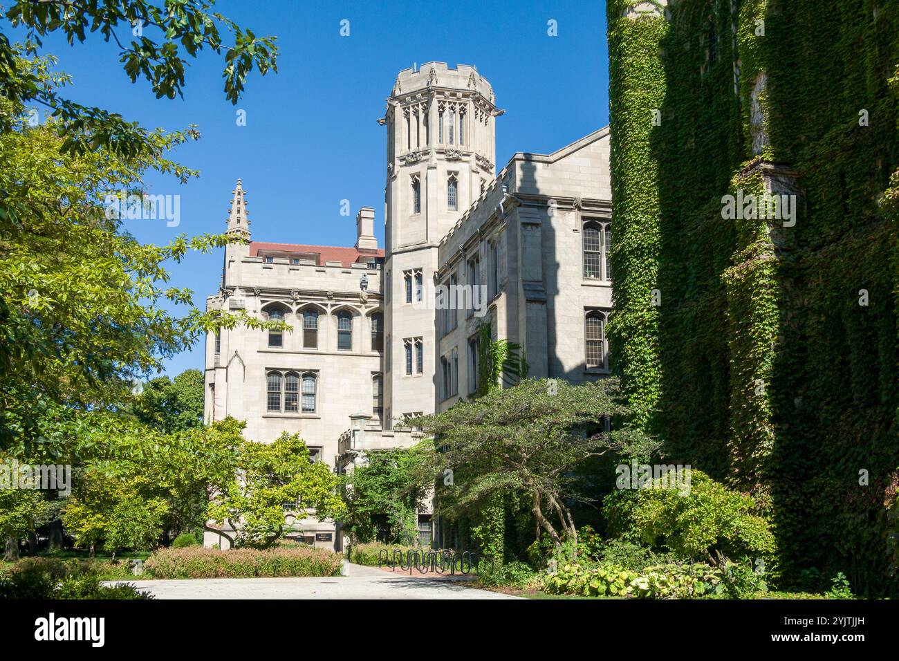 CHICAGO, IL, USA, SEPTEMBER 21, 2024: Stuart Hall on the campus of the ...