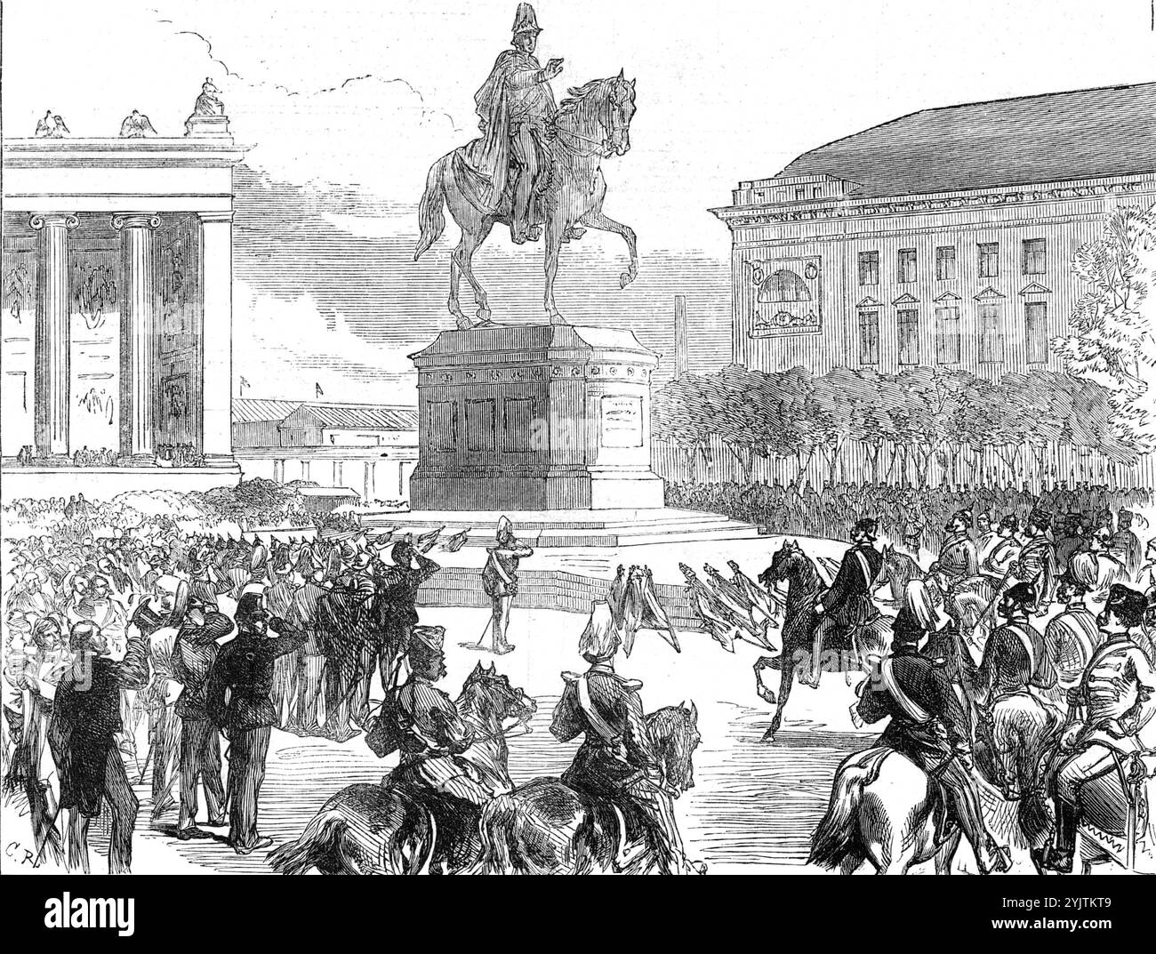The Military Triumph at Berlin: unveiling the statue of King Frederick ...