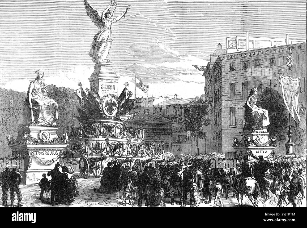 The Military Triumph at Berlin: the Sedan Trophy at the Potsdam Gate ...