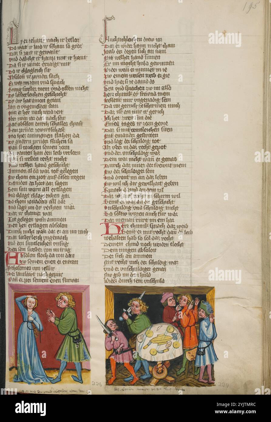 Tamar Complaining to Absalom: Absalom Ordering the Death of Amnon ...