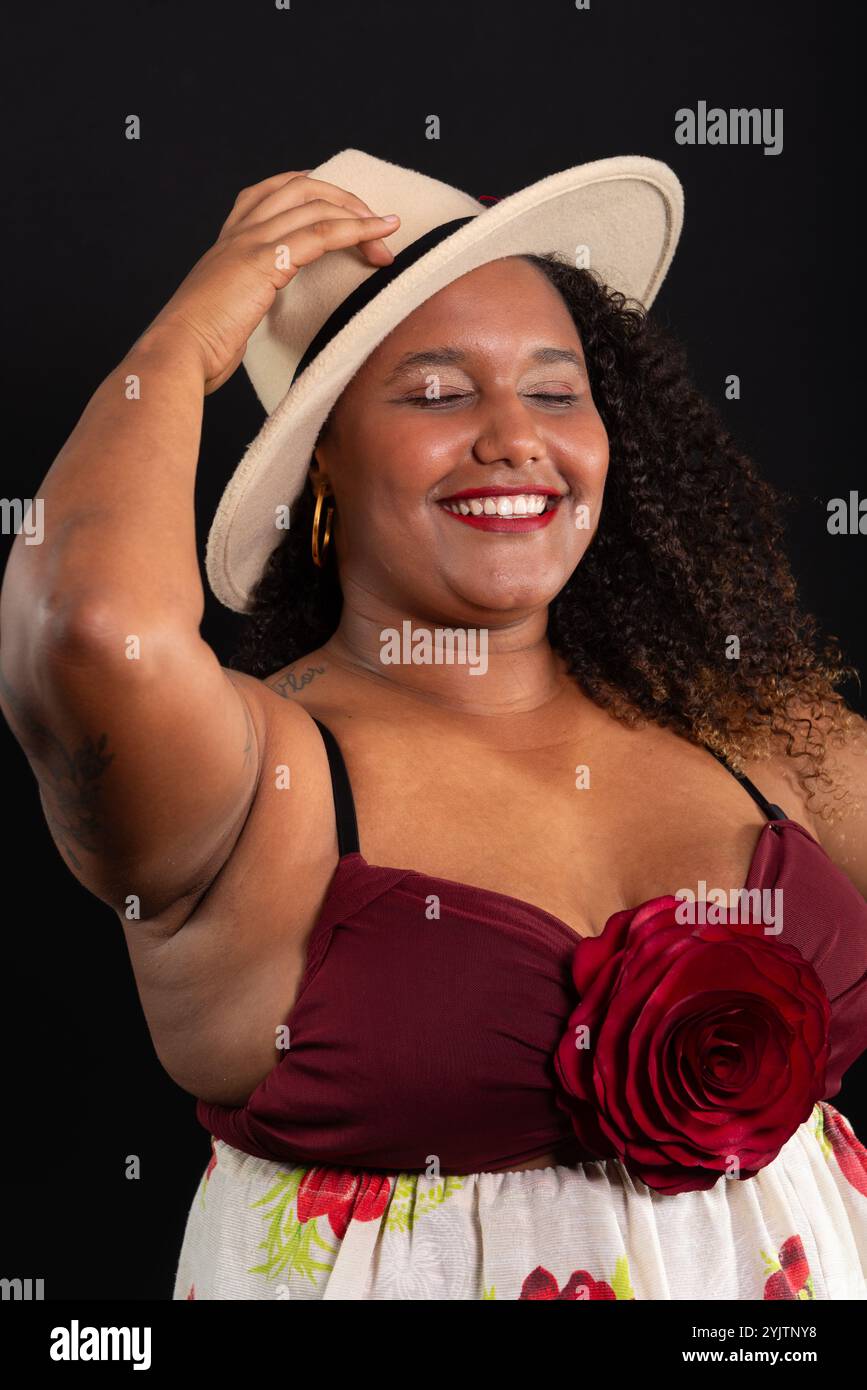 Salvador, Bahia, Brazil - October 21, 2024: Beautiful black woman ...
