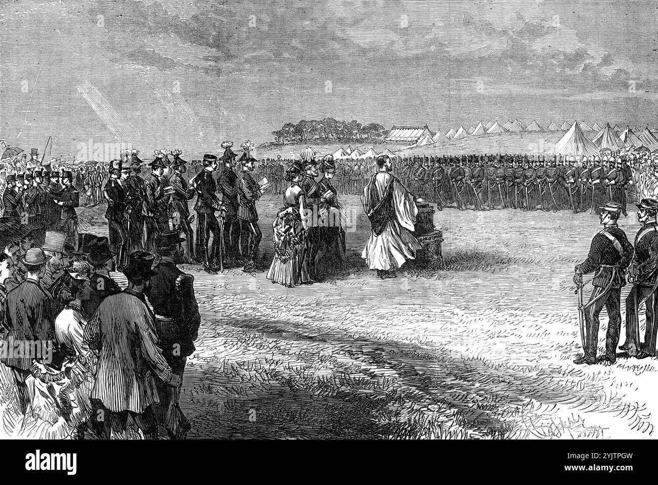 The Autumn Campaign: divine service in the Race Down Camp, Blandford ...