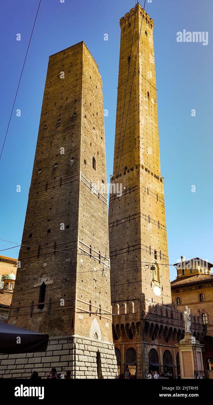 Italy Bologna Towers Stock Photo - Alamy