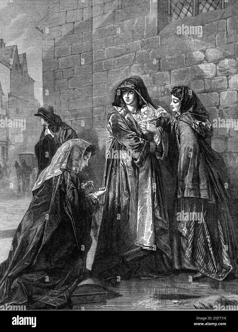 Child in peril Black and White Stock Photos & Images - Alamy