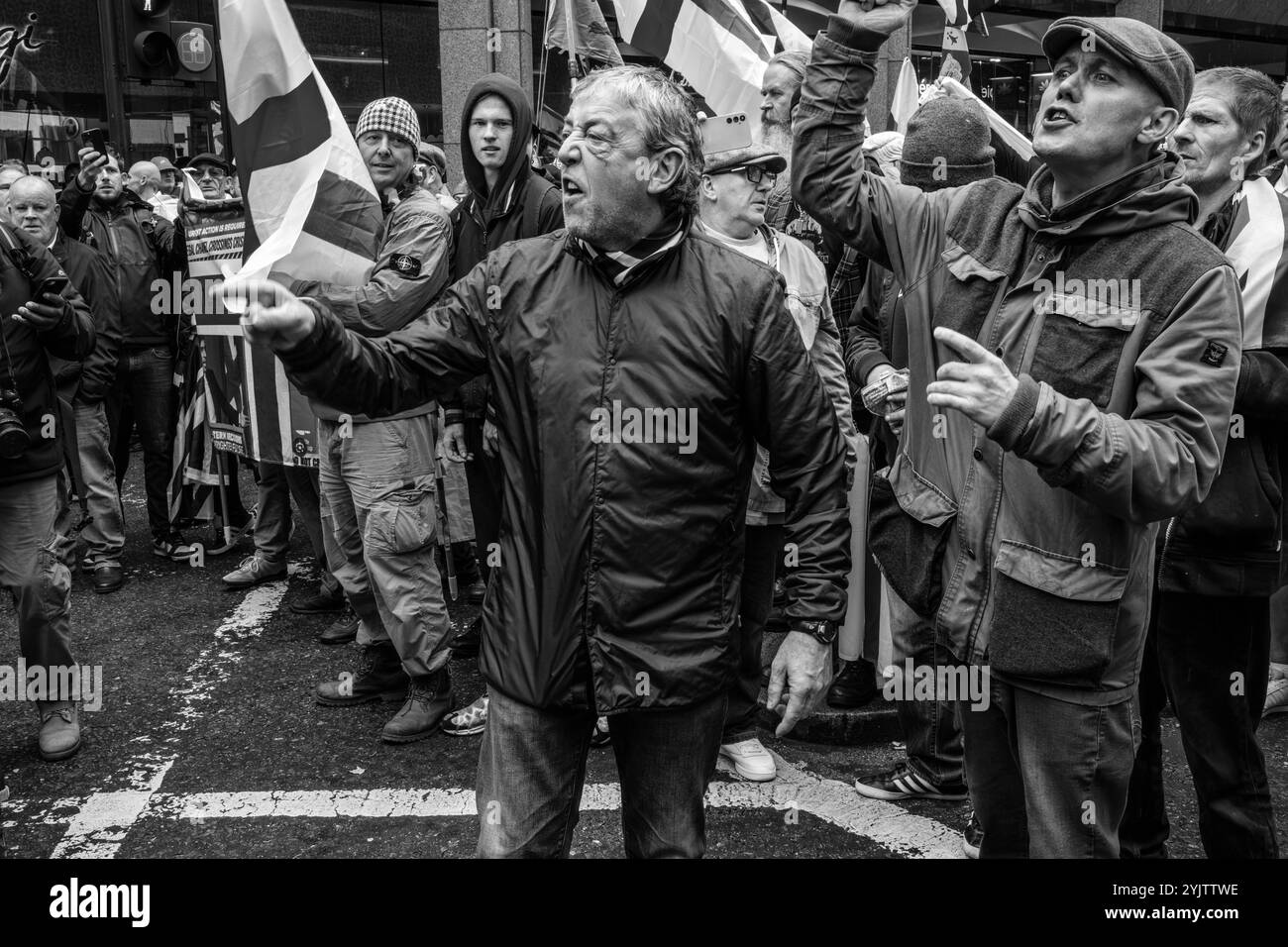 London pride march flags Black and White Stock Photos & Images - Alamy