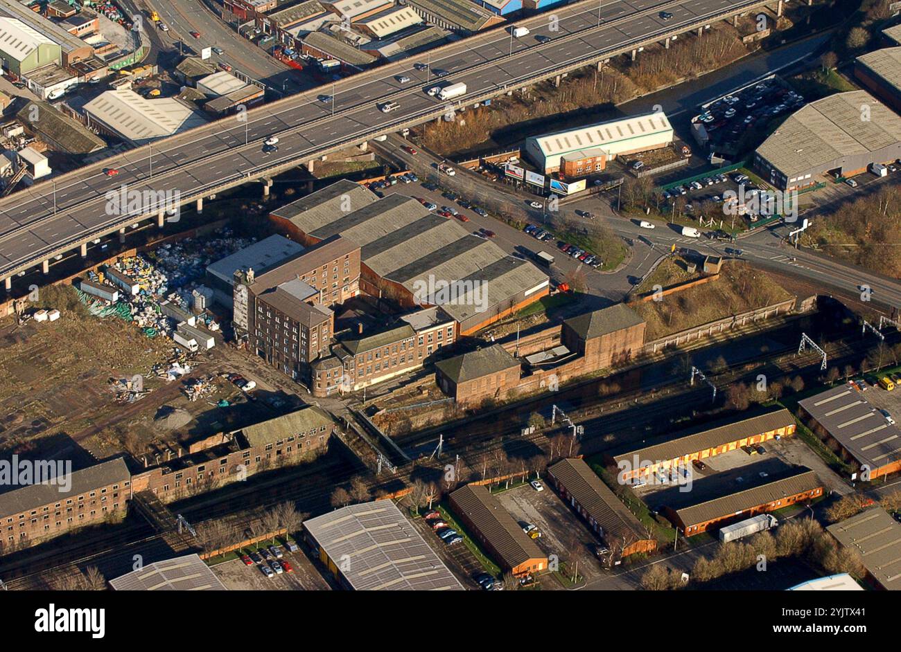 Aerial view of The Smethwick Glass Works of Chance Brothers in West ...