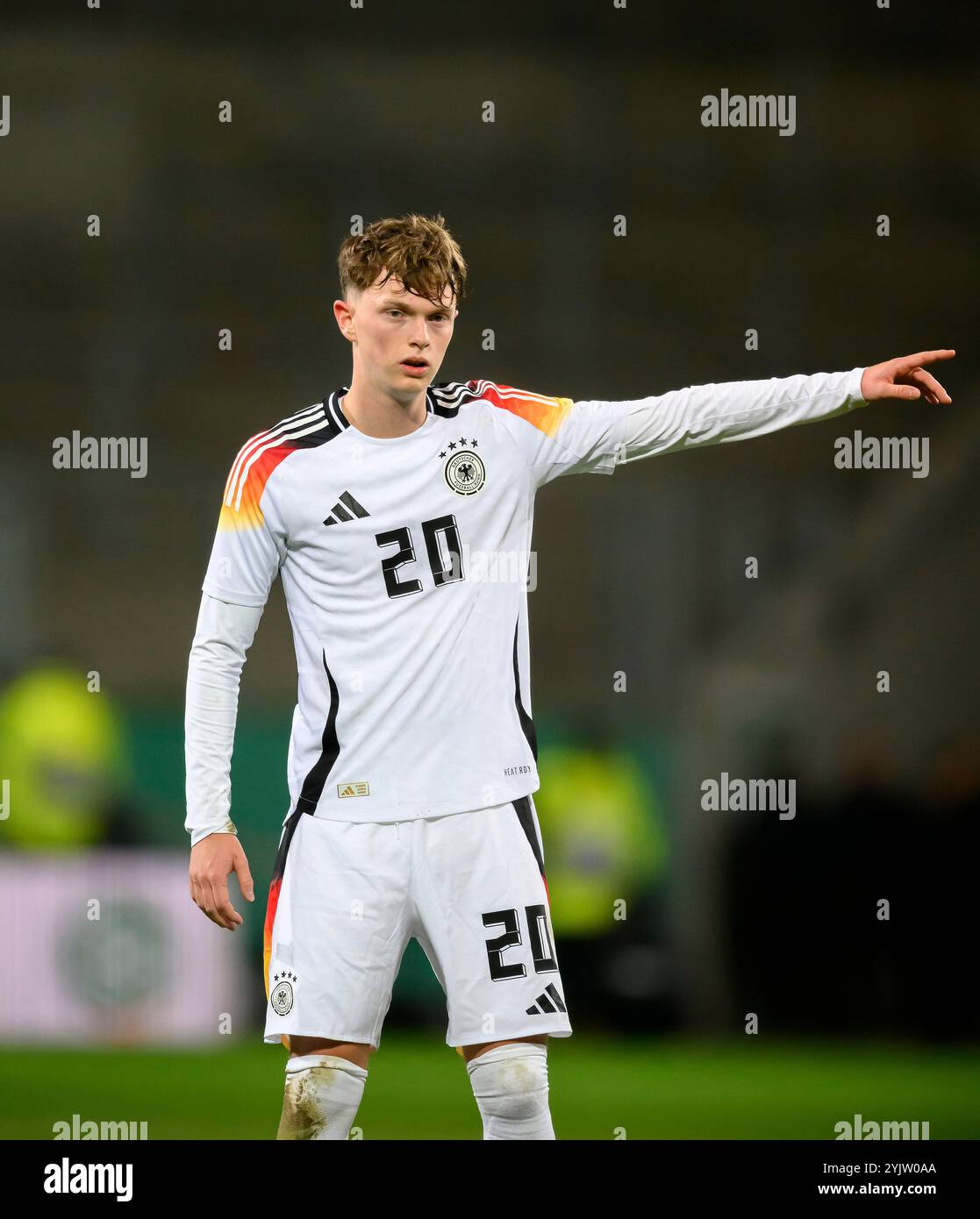 Paul WANNER (GER) gesture, football U-21 national team international ...
