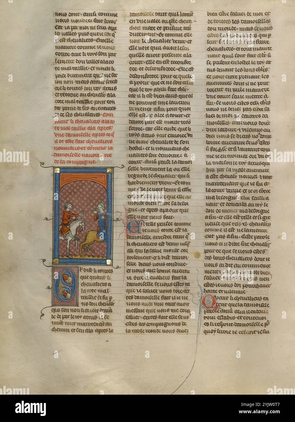 Roman du bon chevalier tristan hi-res stock photography and images - Alamy