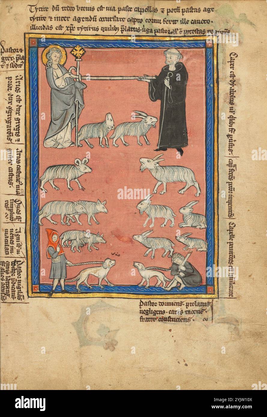 Monk of the middle ages illustrated hi-res stock photography and images ...