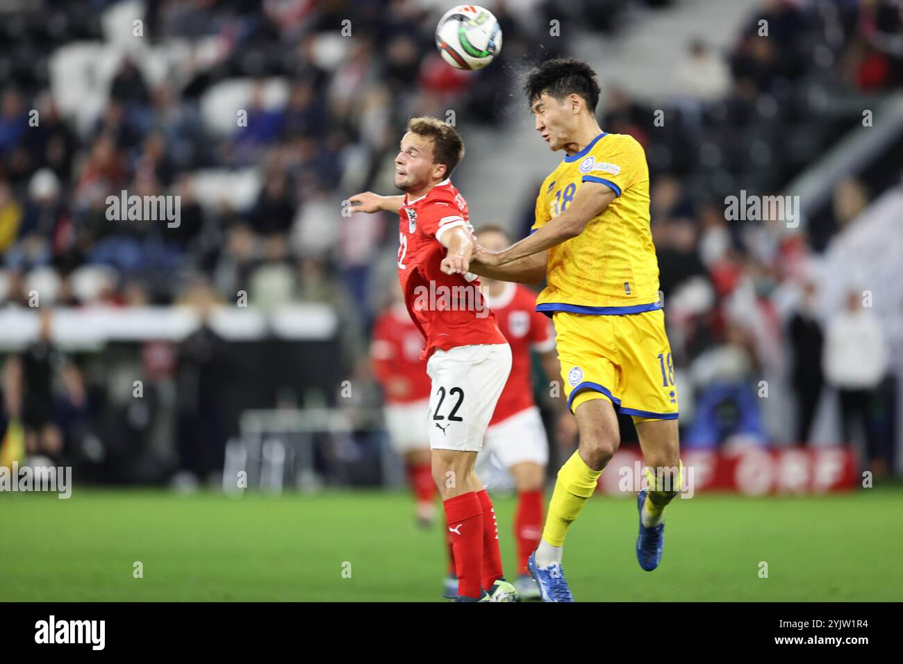 10.10.2024, Linz, AUT, Austria v Kazakhstan - UEFA Nations League 2024/ ... 10.10.2024, Linz, AUT, Austria v Kazakhstan - UEFA Nations League 2024/ ...
