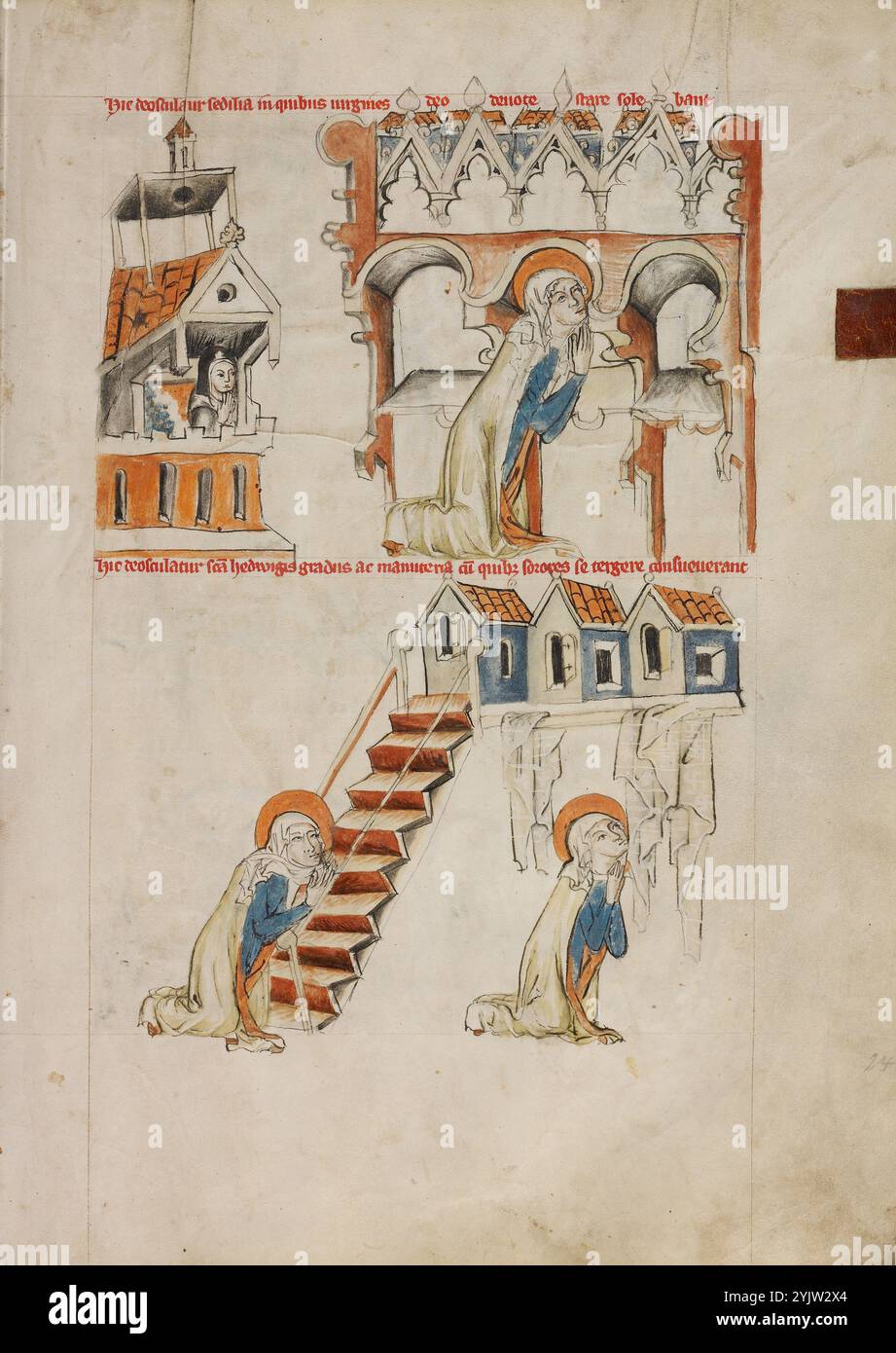 Saint Hedwig Kissing the Choirstalls at the Convent Trebnitz: Saint ...