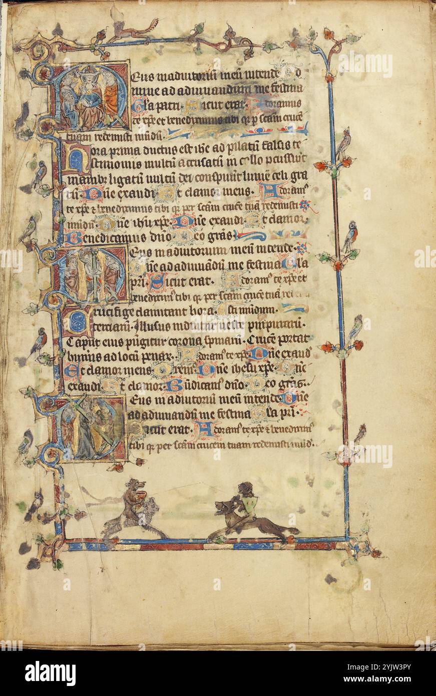 Initial D: The Mocking of Christ: Initial D: The Flagellation: Initial ...