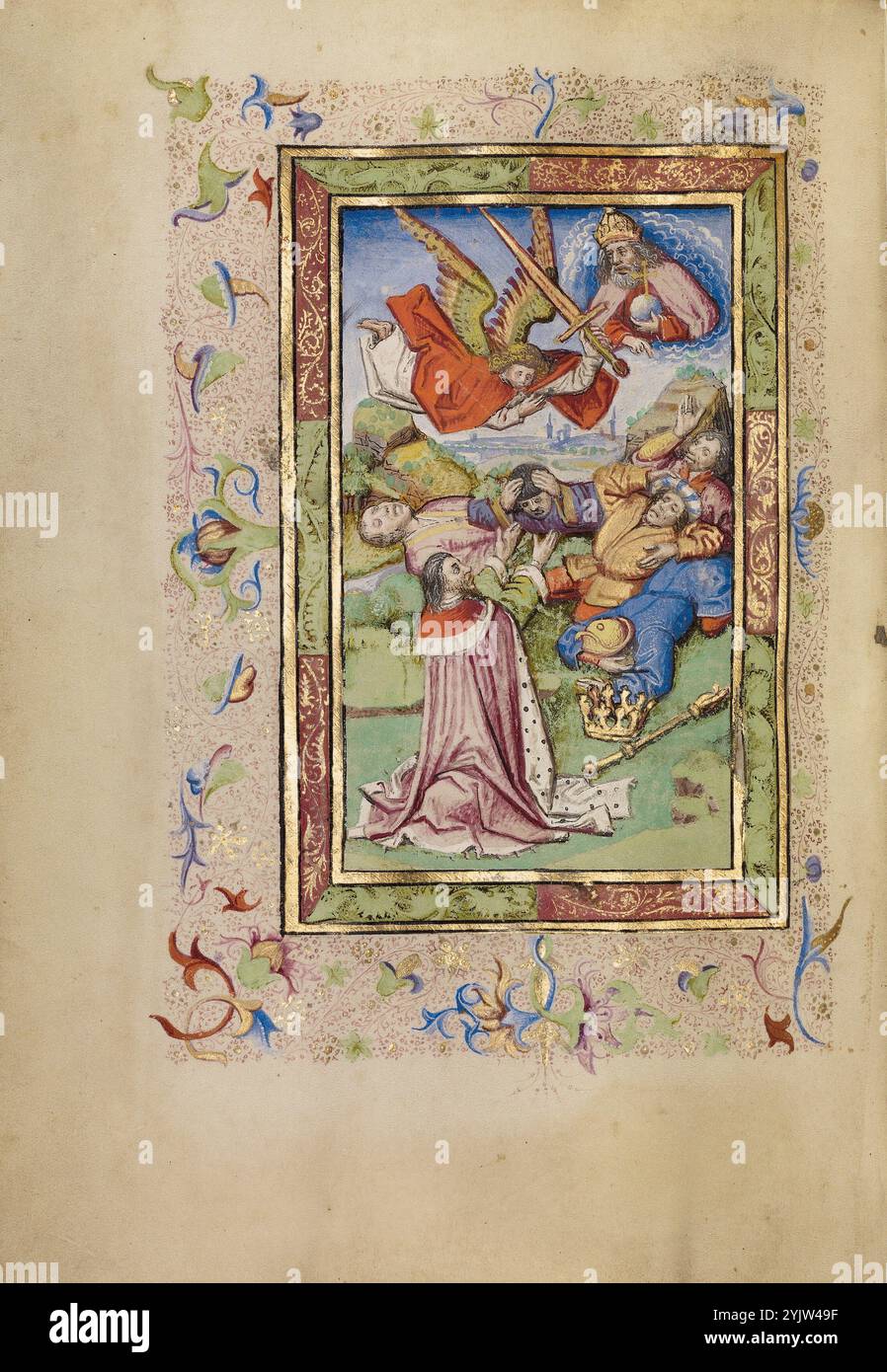 David Praying That the Israelites Be Spared from a Plague; Book of ...