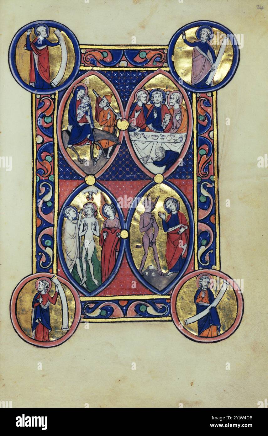 Medieval lady manuscript egypt hi-res stock photography and images - Alamy