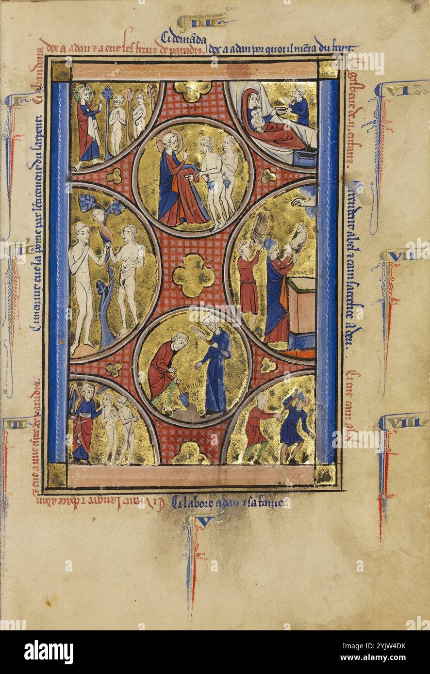 Scenes from the Lives of Adam and Eve and Cain and Abel; Wenceslaus ...