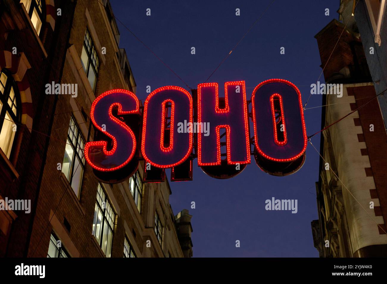 Night london soho hi-res stock photography and images - Alamy