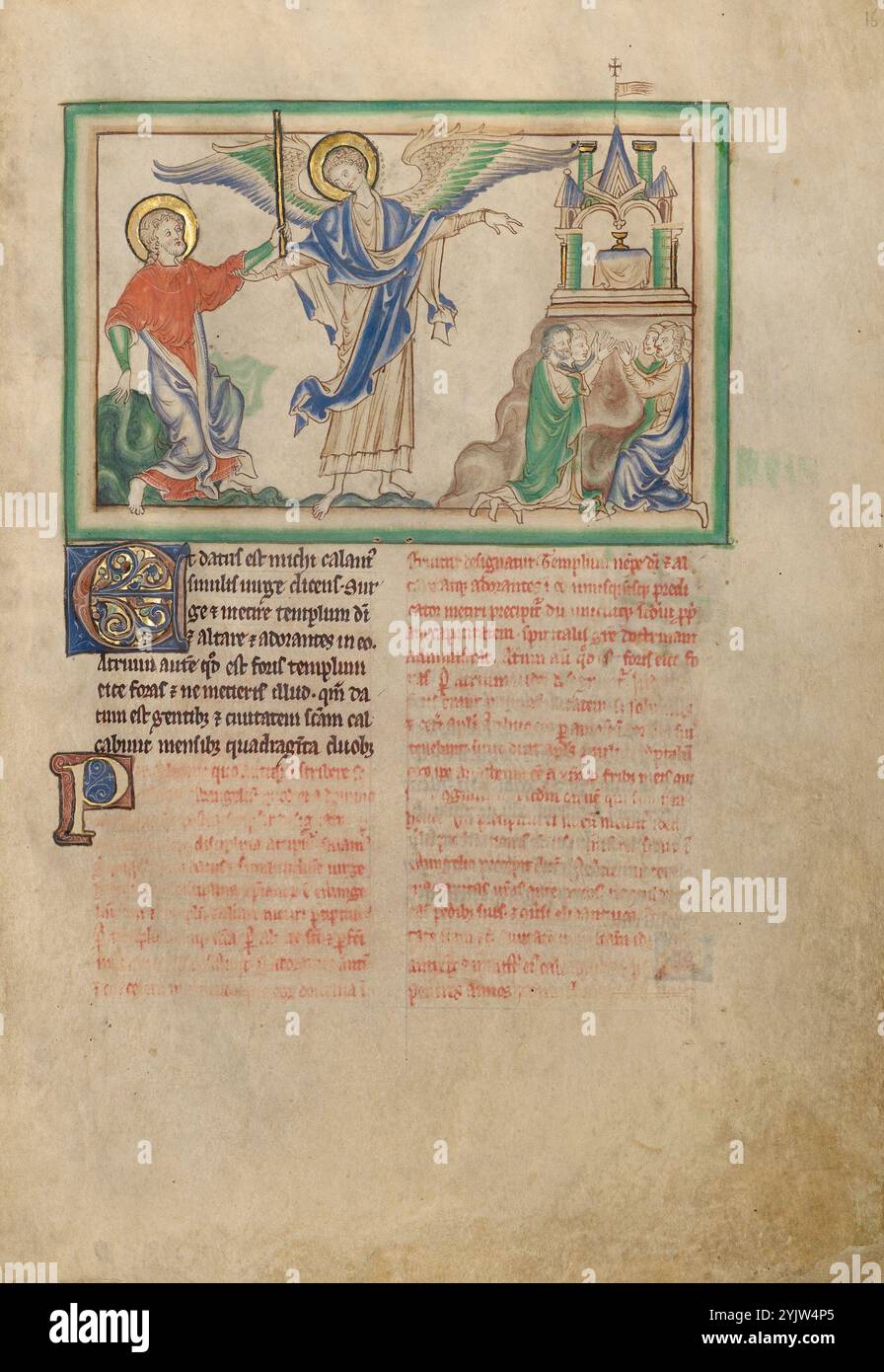 Saint John Takes the Rod to Measure the Temple; Dyson Perrins ...