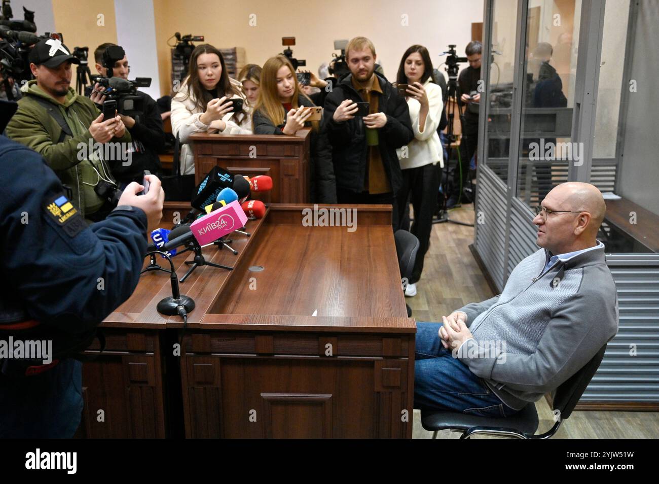KYIV, UKRAINE - NOVEMBER 15, 2024 - MP Yevhen Shevchenko who is ...