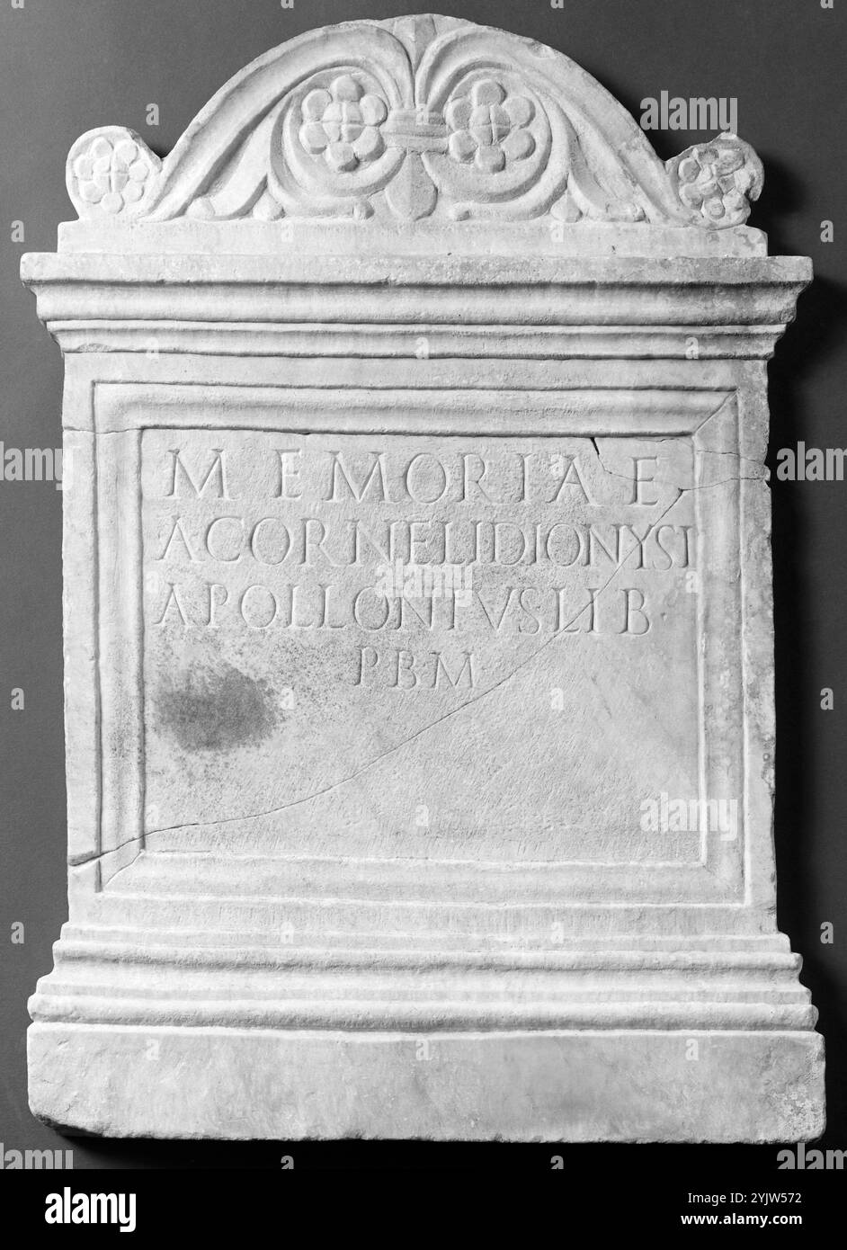 Front of a Roman Funerary Altar, about A.D. 100 Stock Photo - Alamy