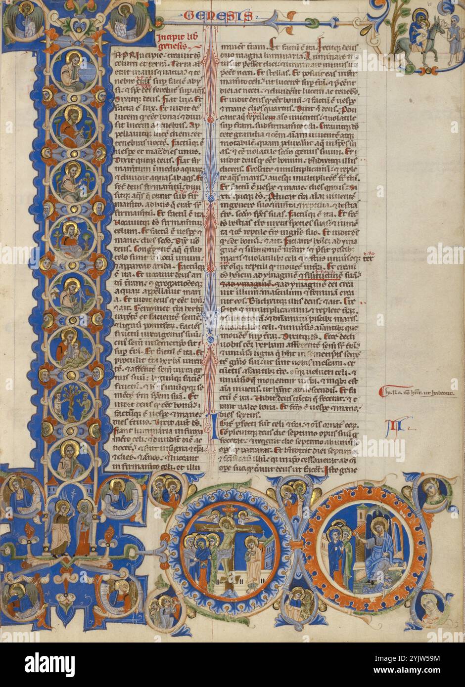 Initial I: Scenes of the Creation of the World and the Life of Christ ...