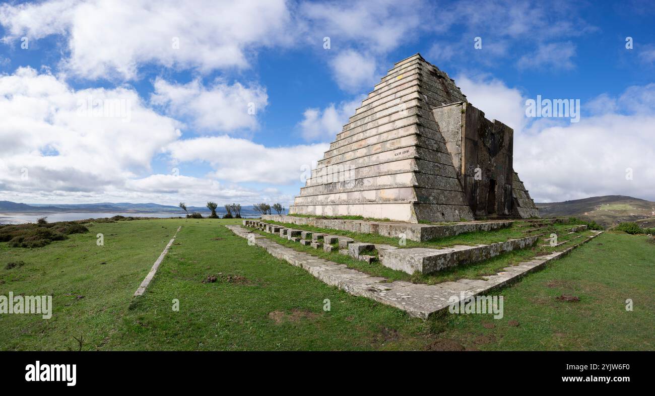 Pyramid of the Italians, 1937, mausoleum built by Francisco Franco ...