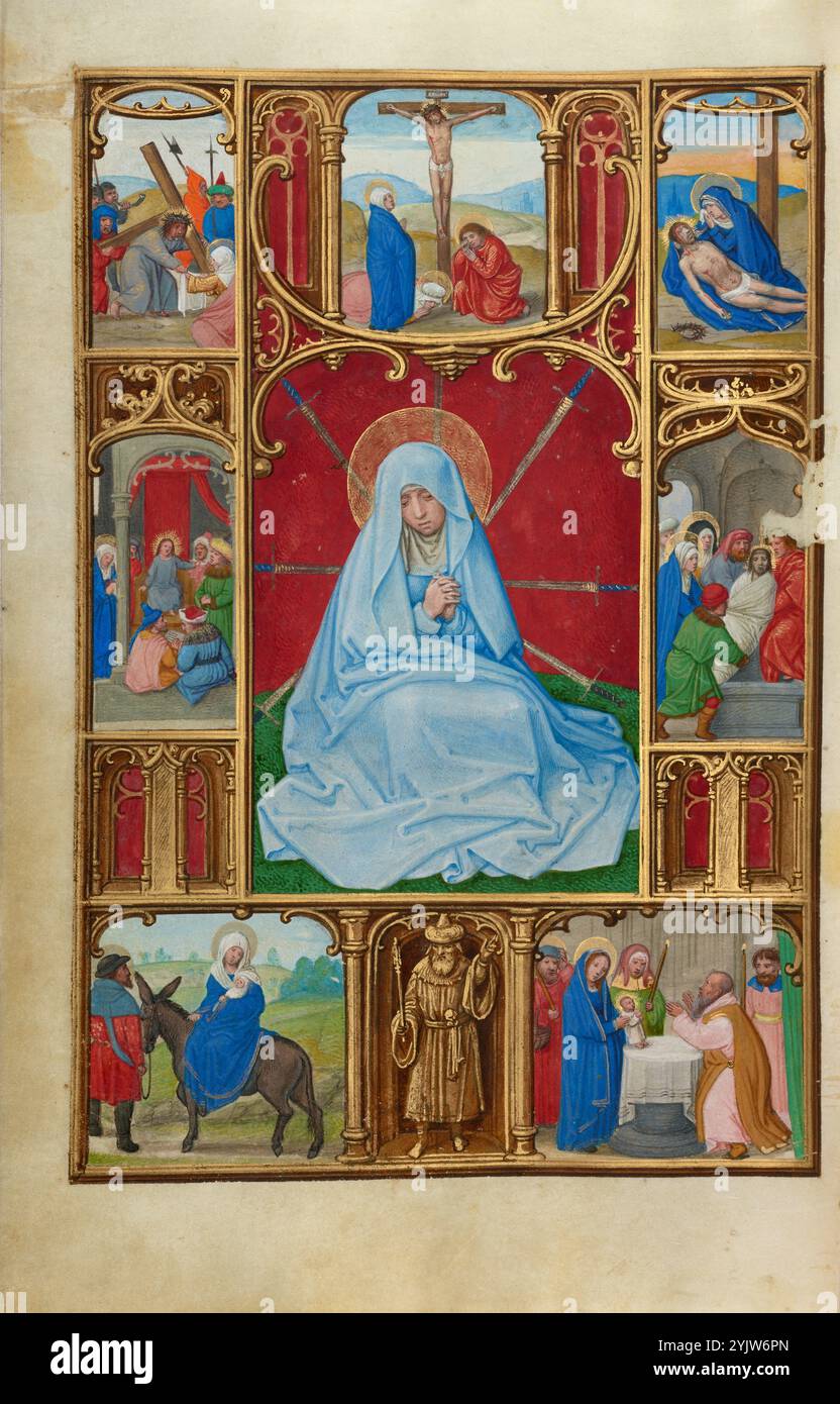 The Seven Sorrows of the Virgin; Prayer Book of Cardinal Albrecht of ...