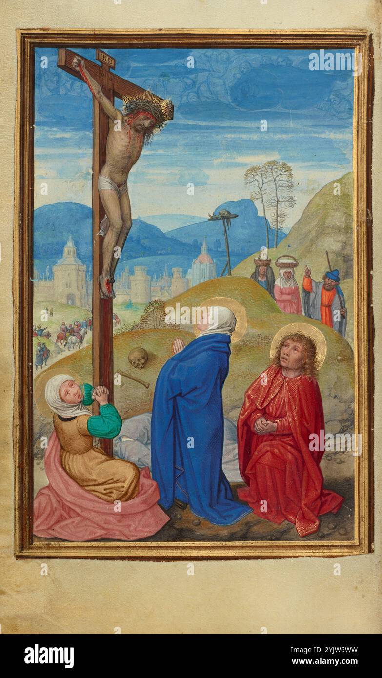 The Crucifixion; Prayer Book of Cardinal Albrecht of Brandenburg, about 1525-1530. Additional ...