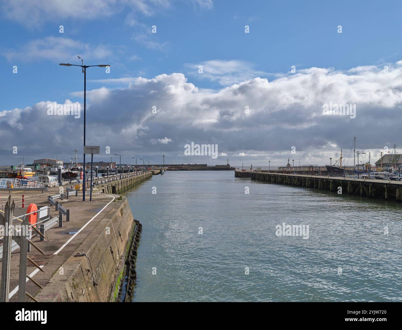 Lowestoft Harbour East Suffolk Stock Photo - Alamy