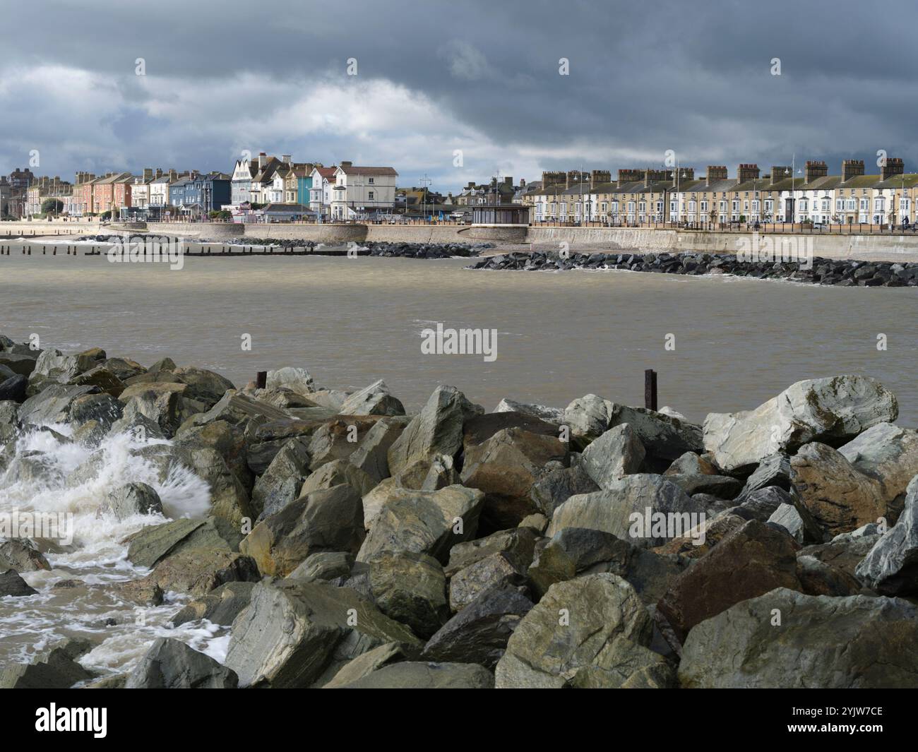 Seafront houses Lowestoft East Suffolk Stock Photo - Alamy