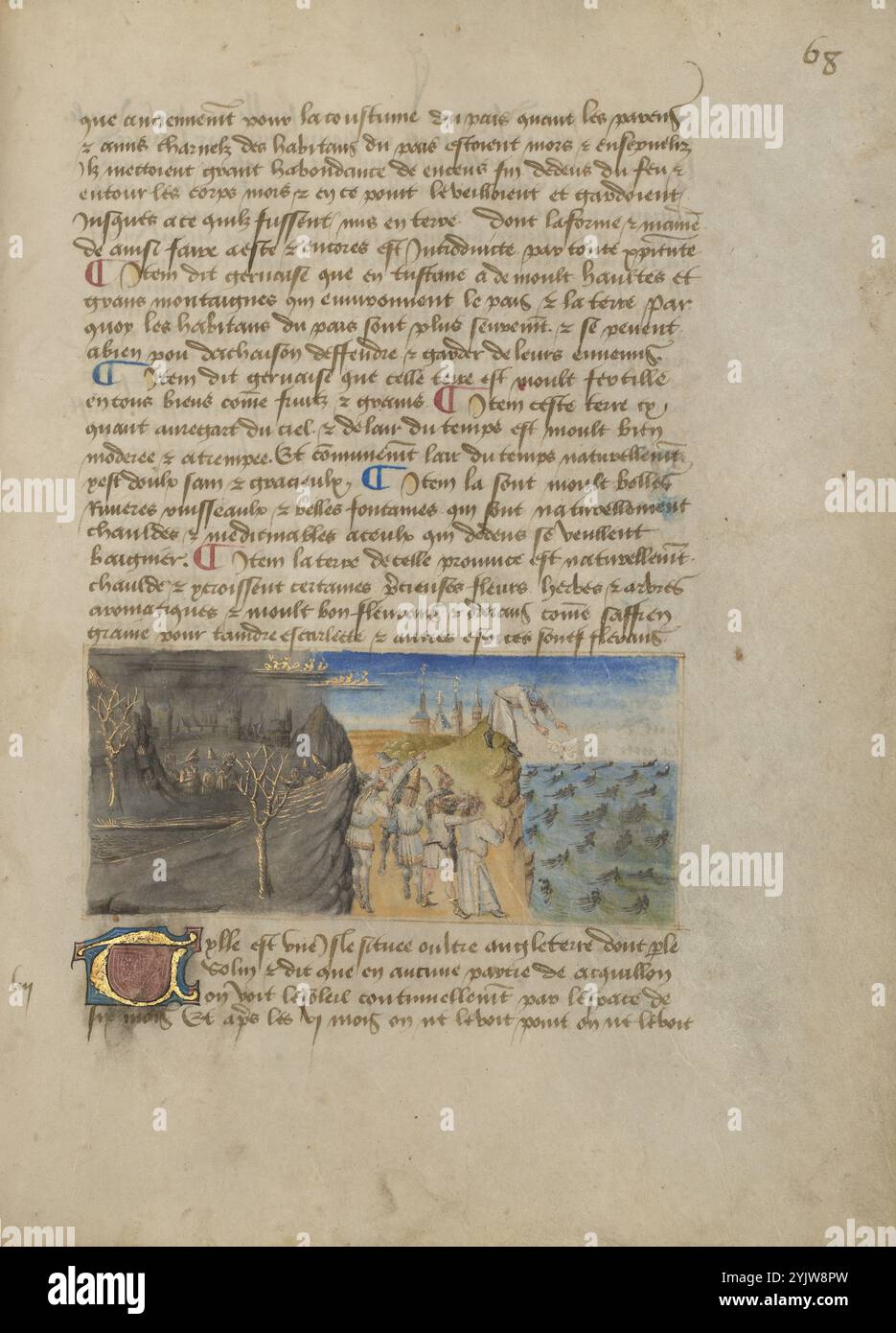 Island of Thule; Livre des merveilles du monde (Book of the Marvels of ...