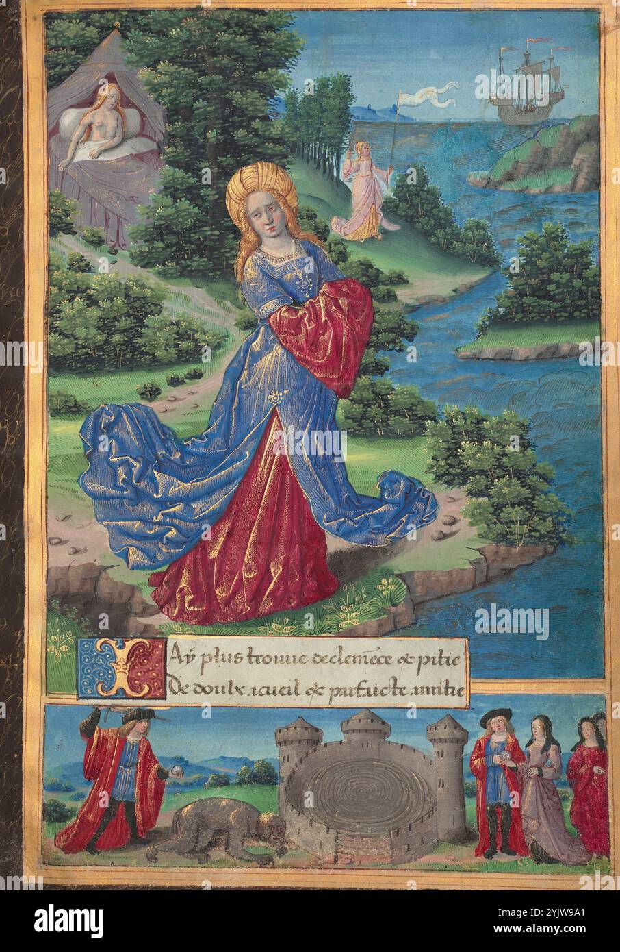 Ariadne Discovers Theseus's Departure ; Ovid, Excerpts from Heroides ...