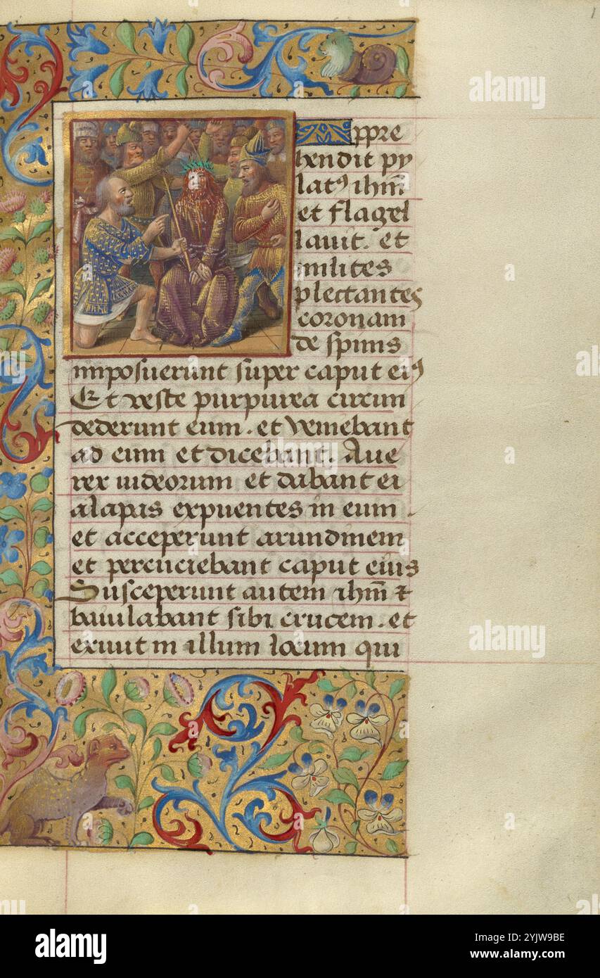 Flagellation; Poncher Hours, about 1500 Stock Photo - Alamy