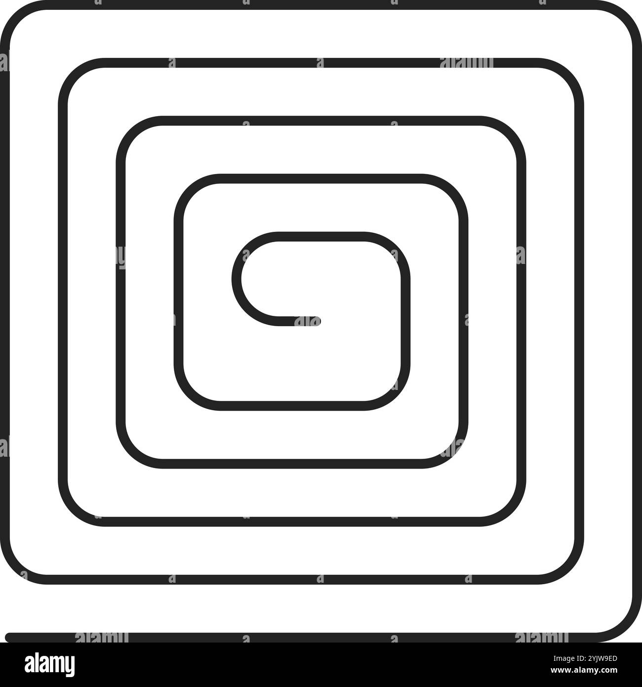 Abstract background with wavy lines. Loop lines vector. Linear ...