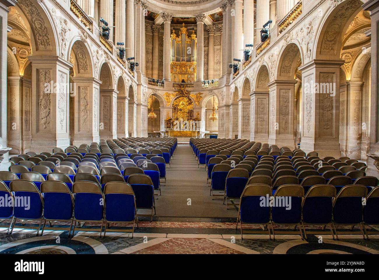 The Royal Chapel in the Palace of Versailles, France Stock Photo - Alamy