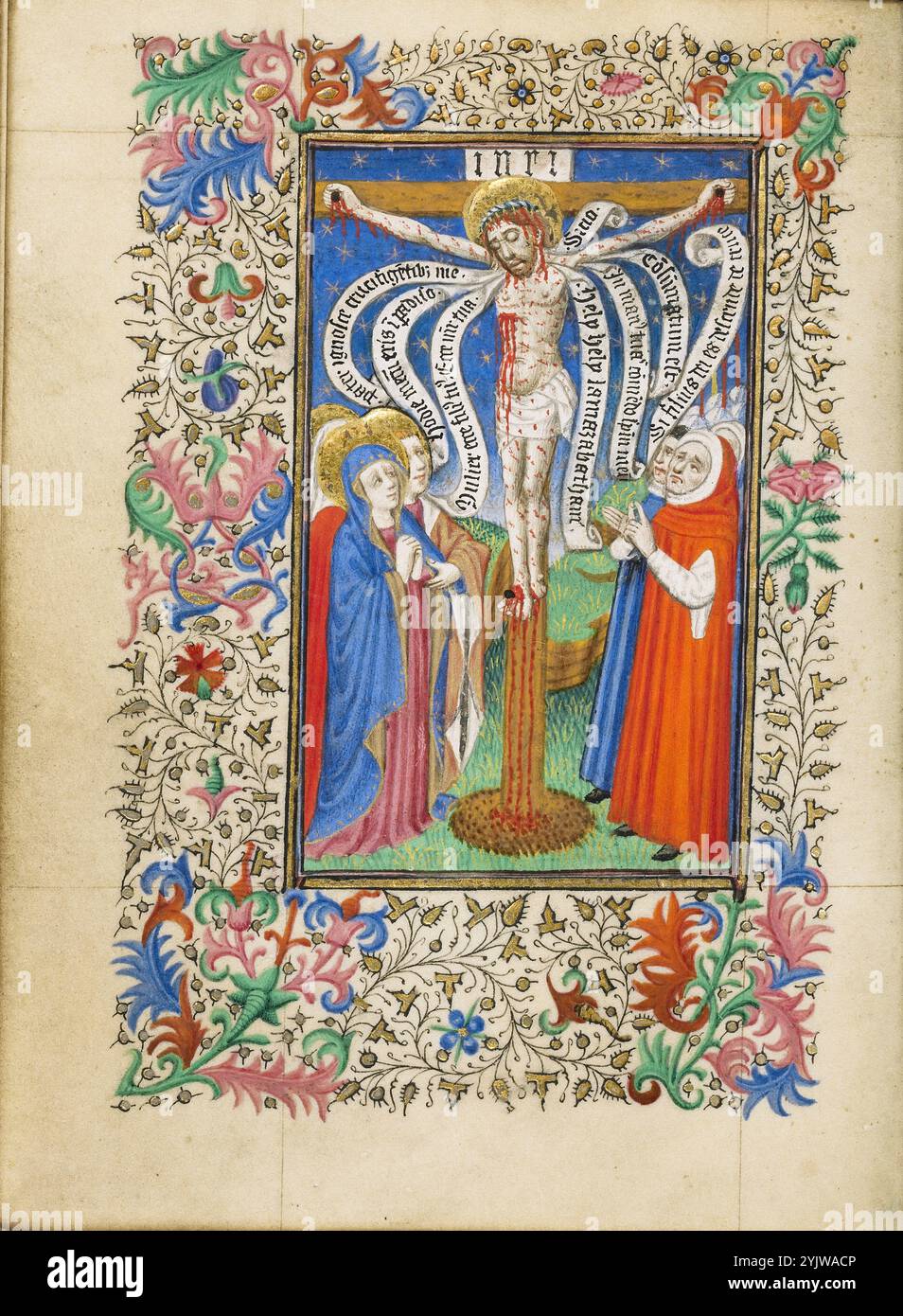 The Crucifixion and The Seven Last Words of Christ; Book of Hours ...